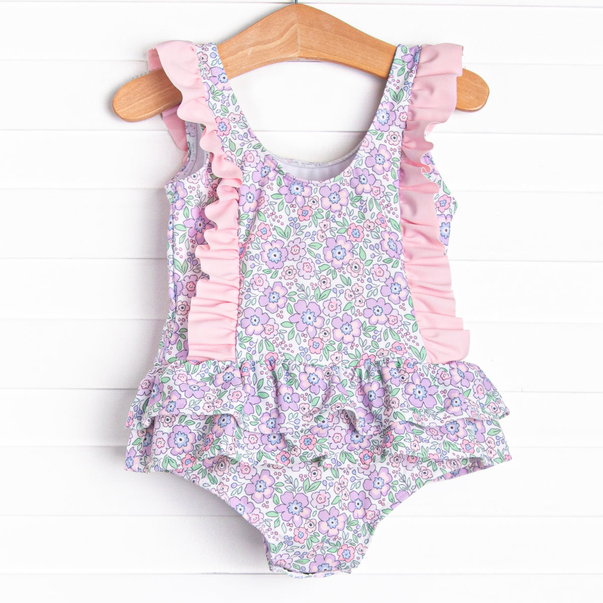 Poolside Petals One Piece, Purple – Stitchy Fish