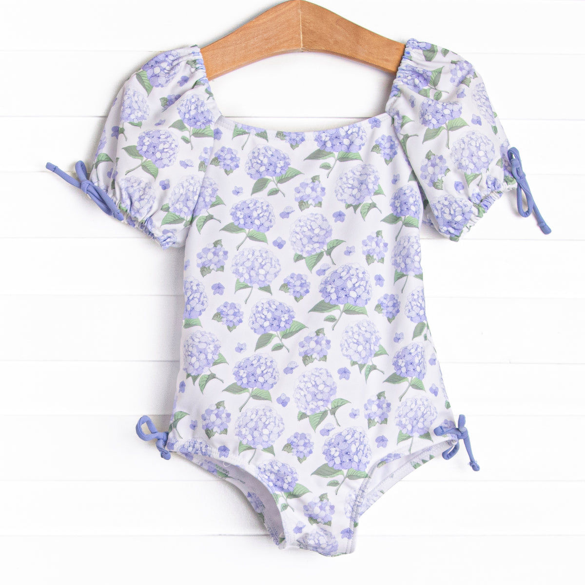 Beachside Blooms One Piece, Blue – Stitchy Fish