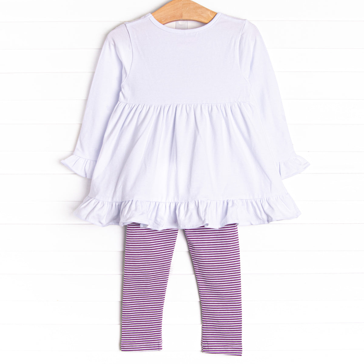 Parade Pups Applique Legging Set, Purple – Stitchy Fish