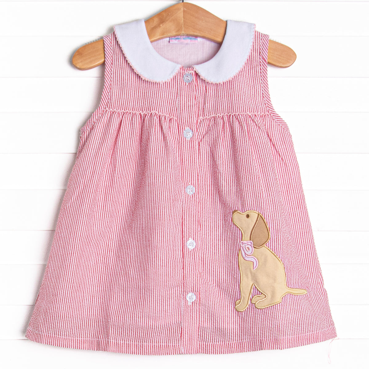 Best Bud Applique Dress, Red – Stitchy Fish