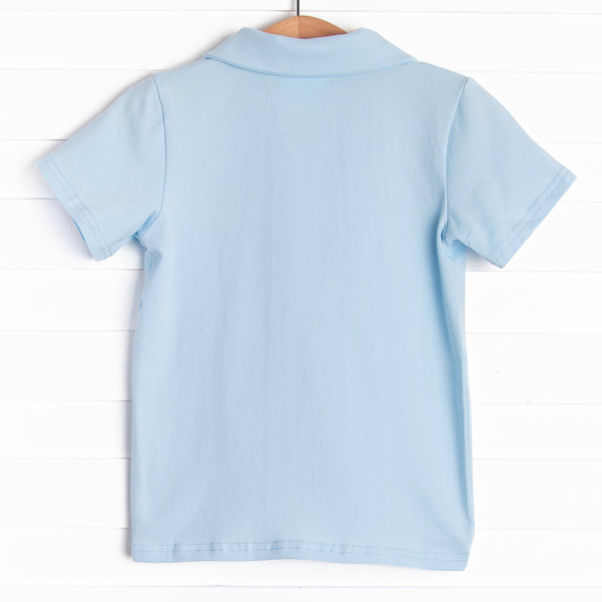 School House Embroidered Top, Blue – Stitchy Fish