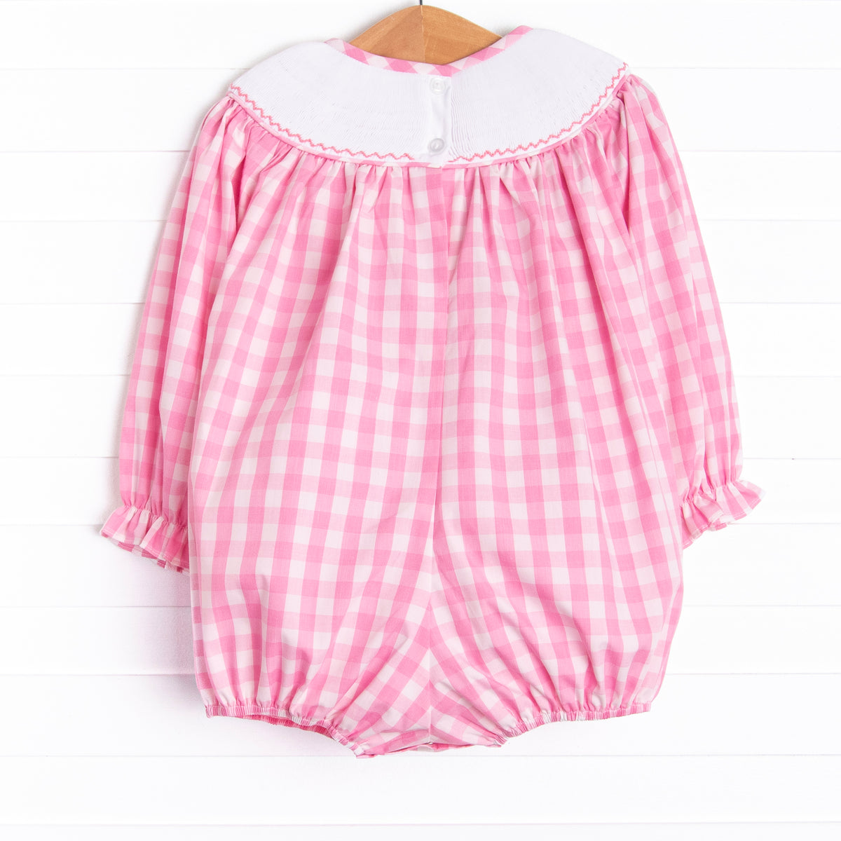 Gobble Gobble Smocked Bubble, Pink – Stitchy Fish