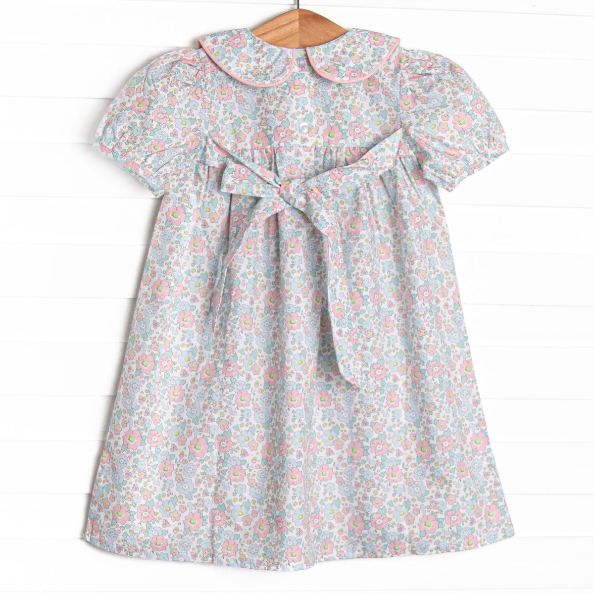 Easter Wishes Collared Dress, Pink – Stitchy Fish