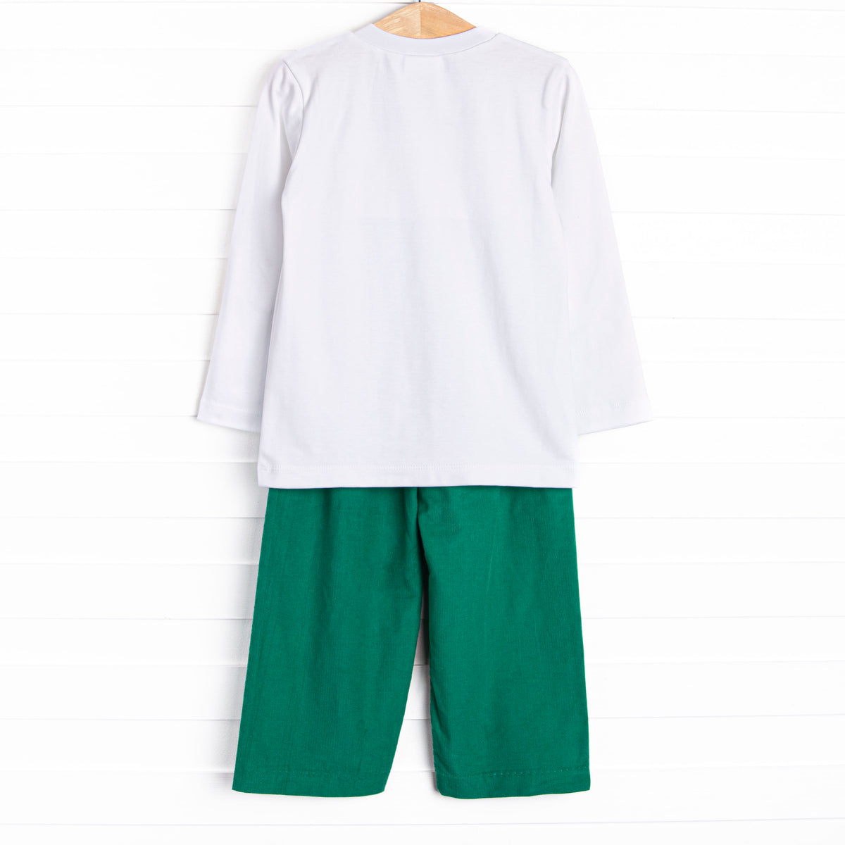 St. Nicholas Smocked Pant Set, Green – Stitchy Fish