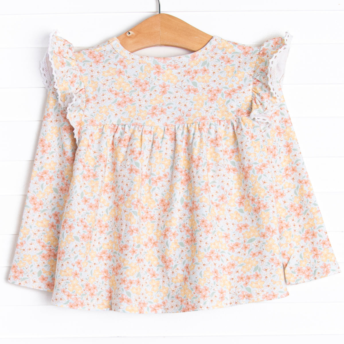 Frolic Through the Fields Top, Green – Stitchy Fish