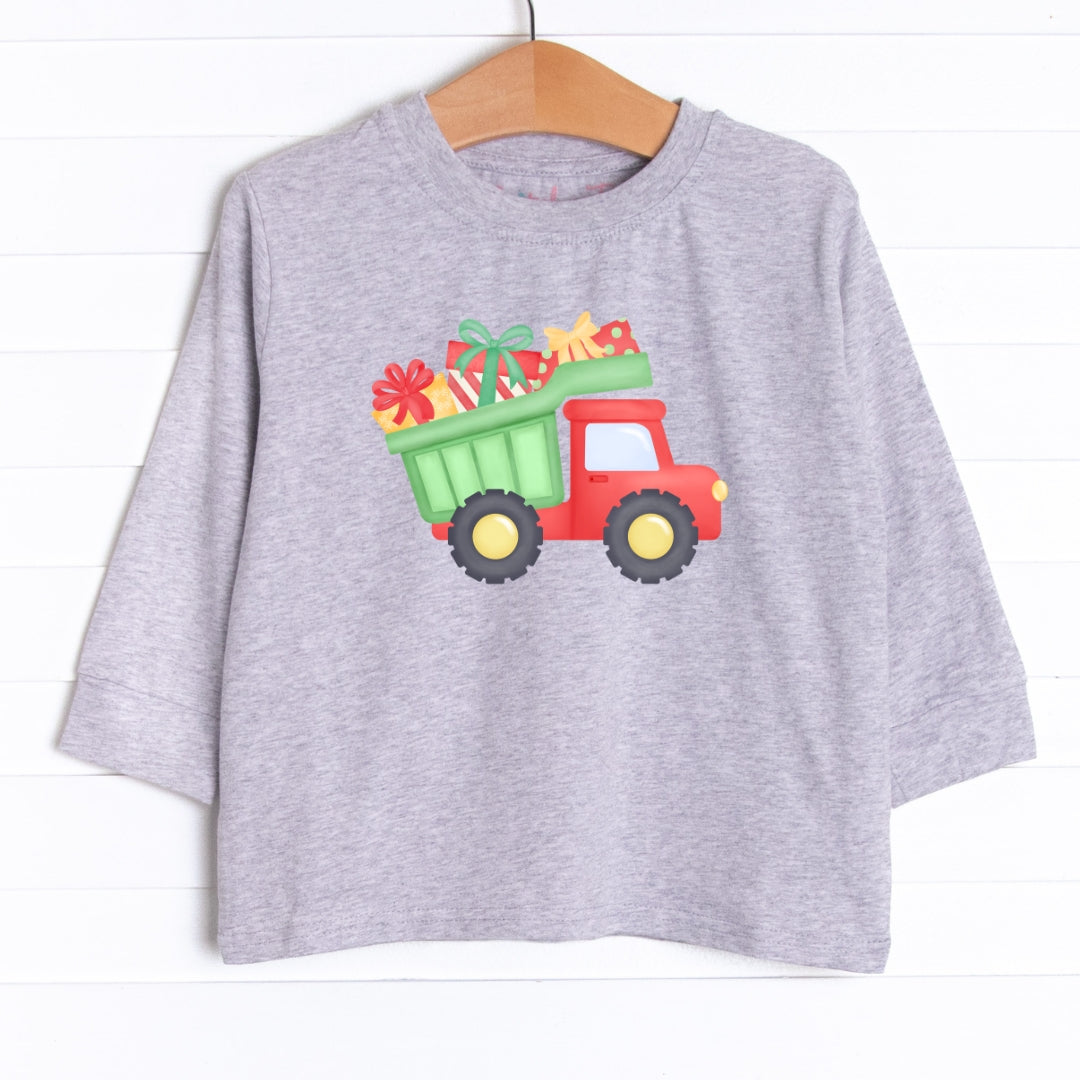 Holly Jolly Hauler Long Sleeve Graphic Tee – Stitchy Fish