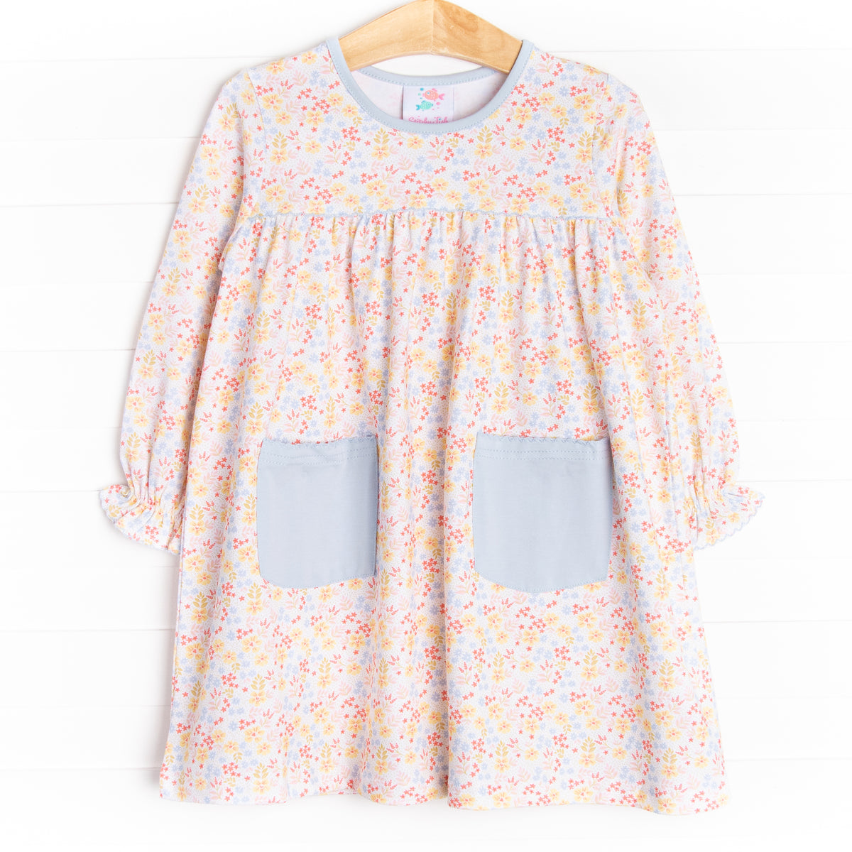 Daffodil Darling Dress, Yellow – Stitchy Fish