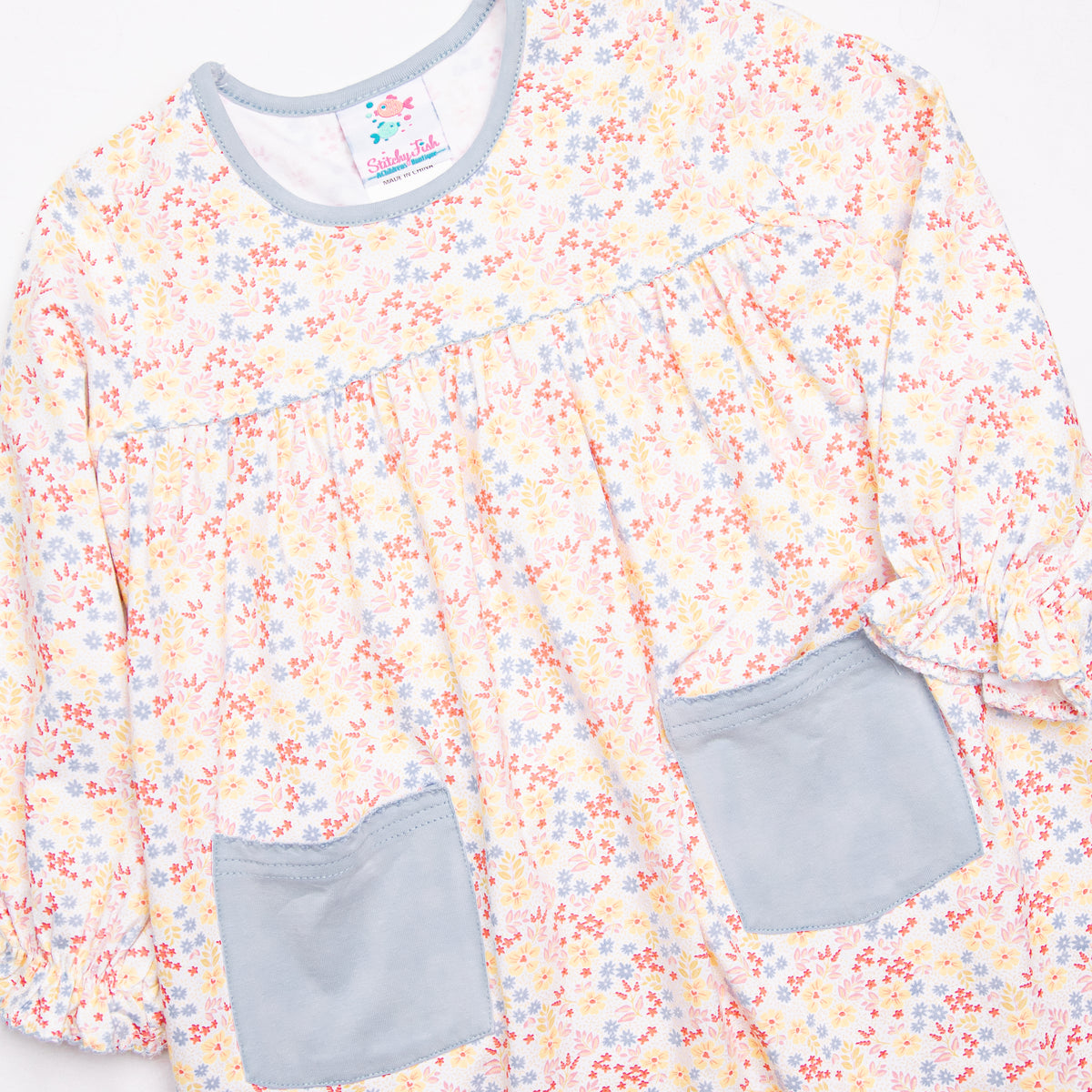 Daffodil Darling Dress, Yellow – Stitchy Fish