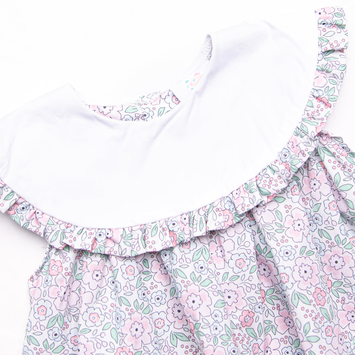 French Country Florals Ruffle Short Set, Pink – Stitchy Fish